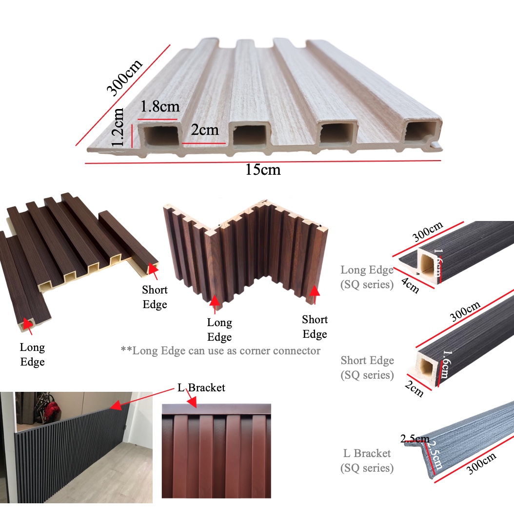 [SQ002] PVC Fluted Panel - Ecotecture Pte Ltd