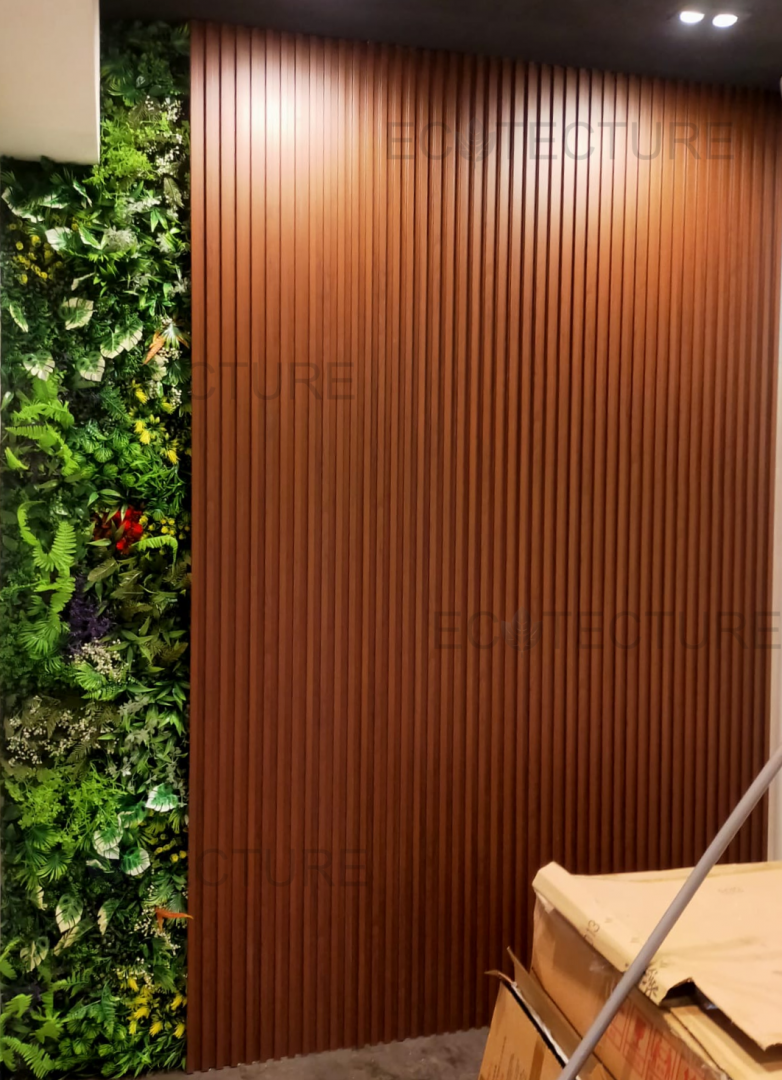Fluted Wall Panel/ Wall Décor Installation - Ecotecture Pte Ltd