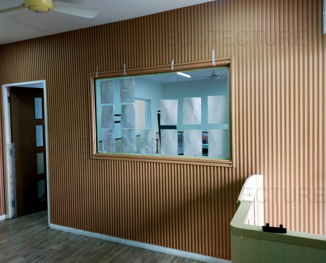Fluted Wall Panel/ Wall Décor Installation - Ecotecture Pte Ltd