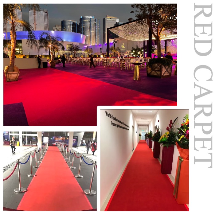 RED Event Carpet (2mm/5mm) - Ecotecture Pte Ltd