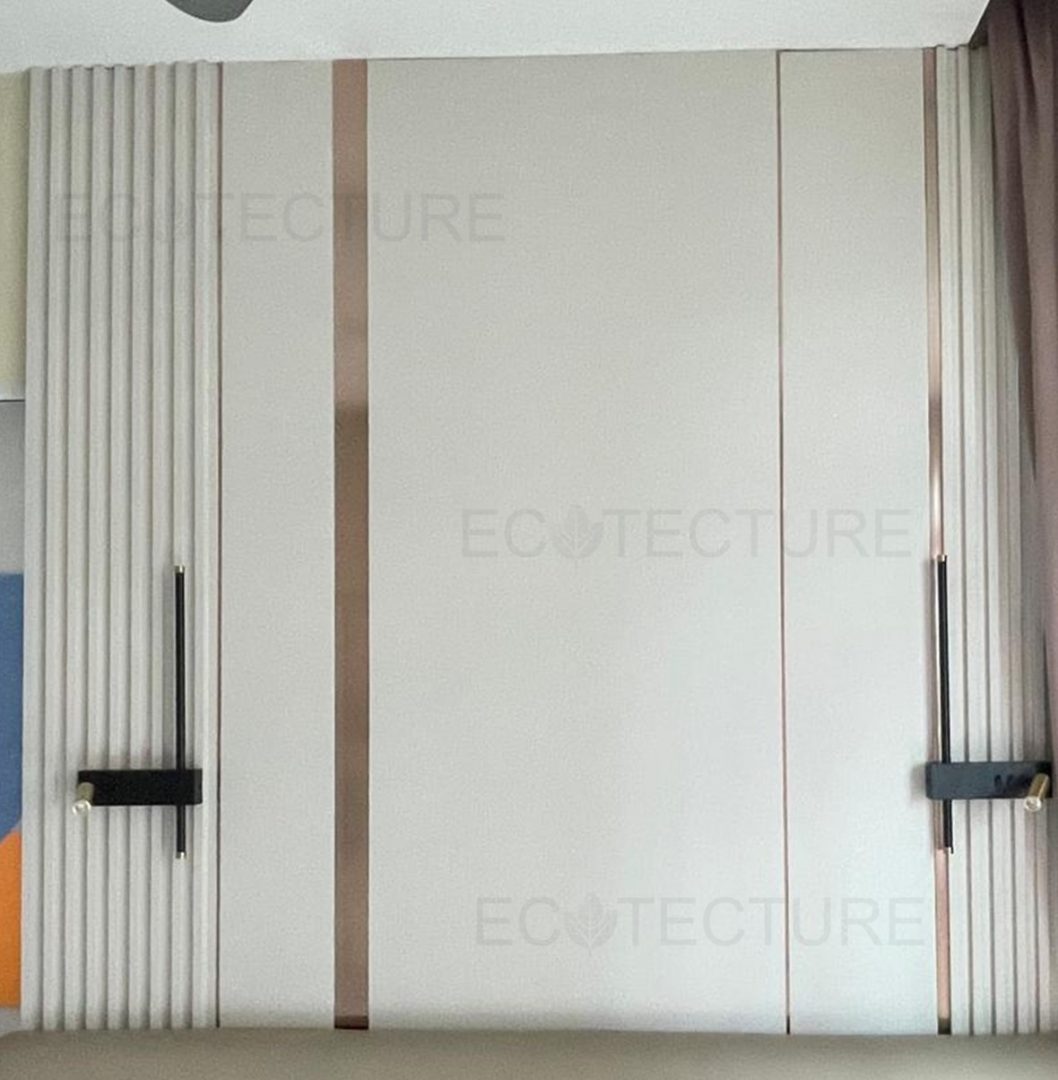 Fluted Wall Panel/ Wall Décor Installation - Ecotecture Pte Ltd