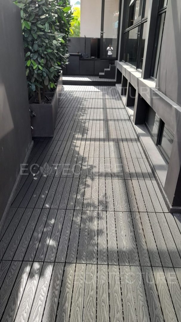 Interlock Decking Tiles Installation - Ecotecture Pte Ltd